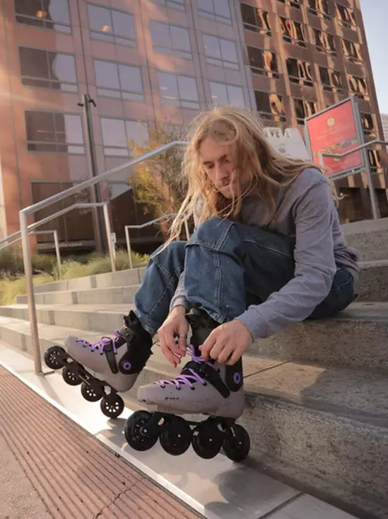 K2 Grid 90mm Inline Skate | Grey/Purple – SoCal Skates